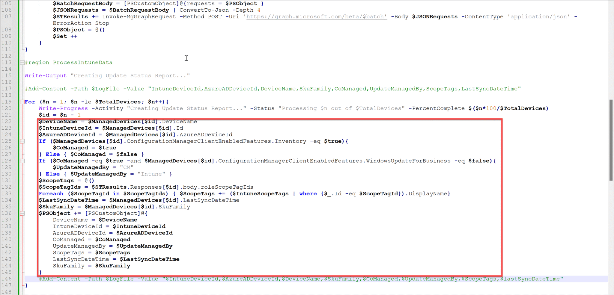 Intune: Enrich WUfB Log Analytics Reports with Intune Data and filter ...